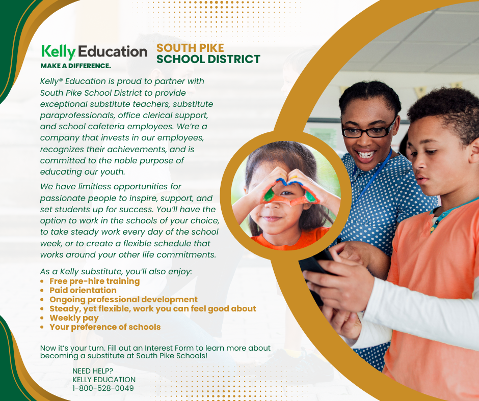 Job Opportunities with South Pike School District and Kelly Education ...