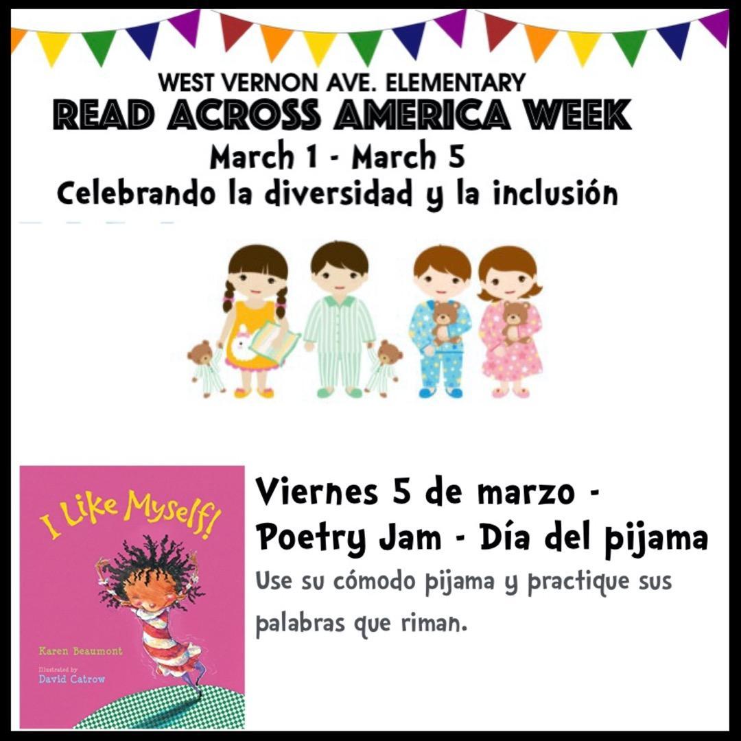 Read Across America 20-21 – Our School – West Vernon Avenue Elementary