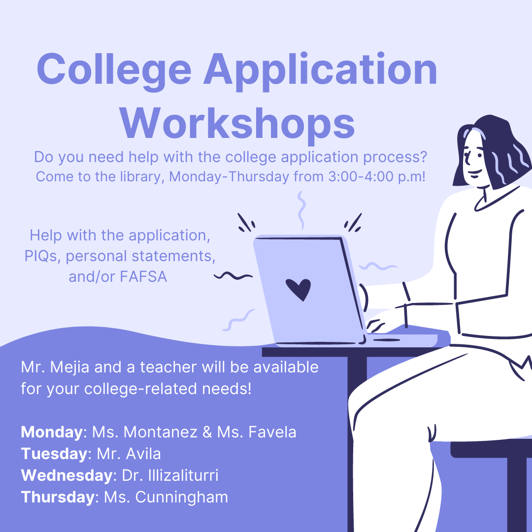 College Application Workshops | Schurr High School
