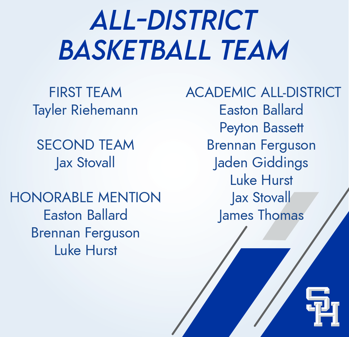 Spring Hill Basketball All-District Honors | Spring Hill Independent ...