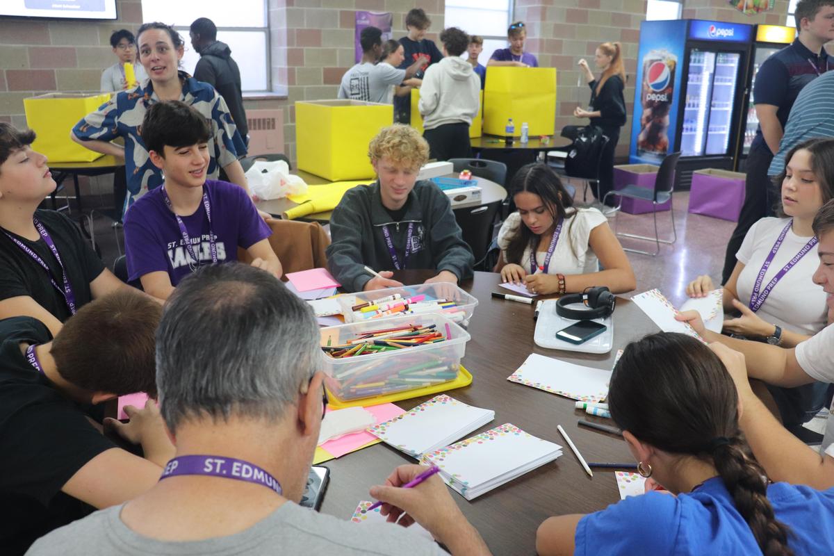 Day of Service Brings Eagles Together | St. Edmund Preparatory High School