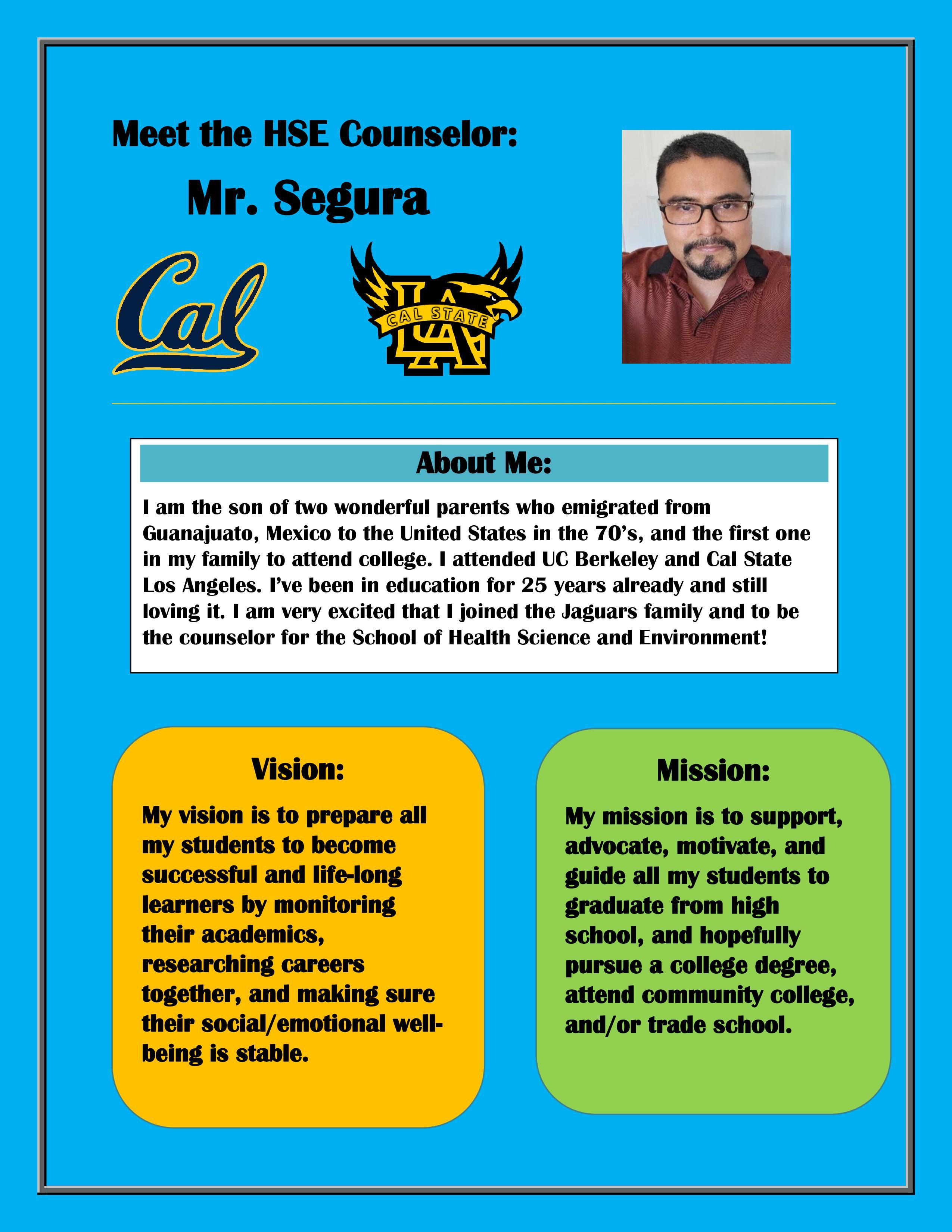 Counseling Office - About Us - South East Senior High