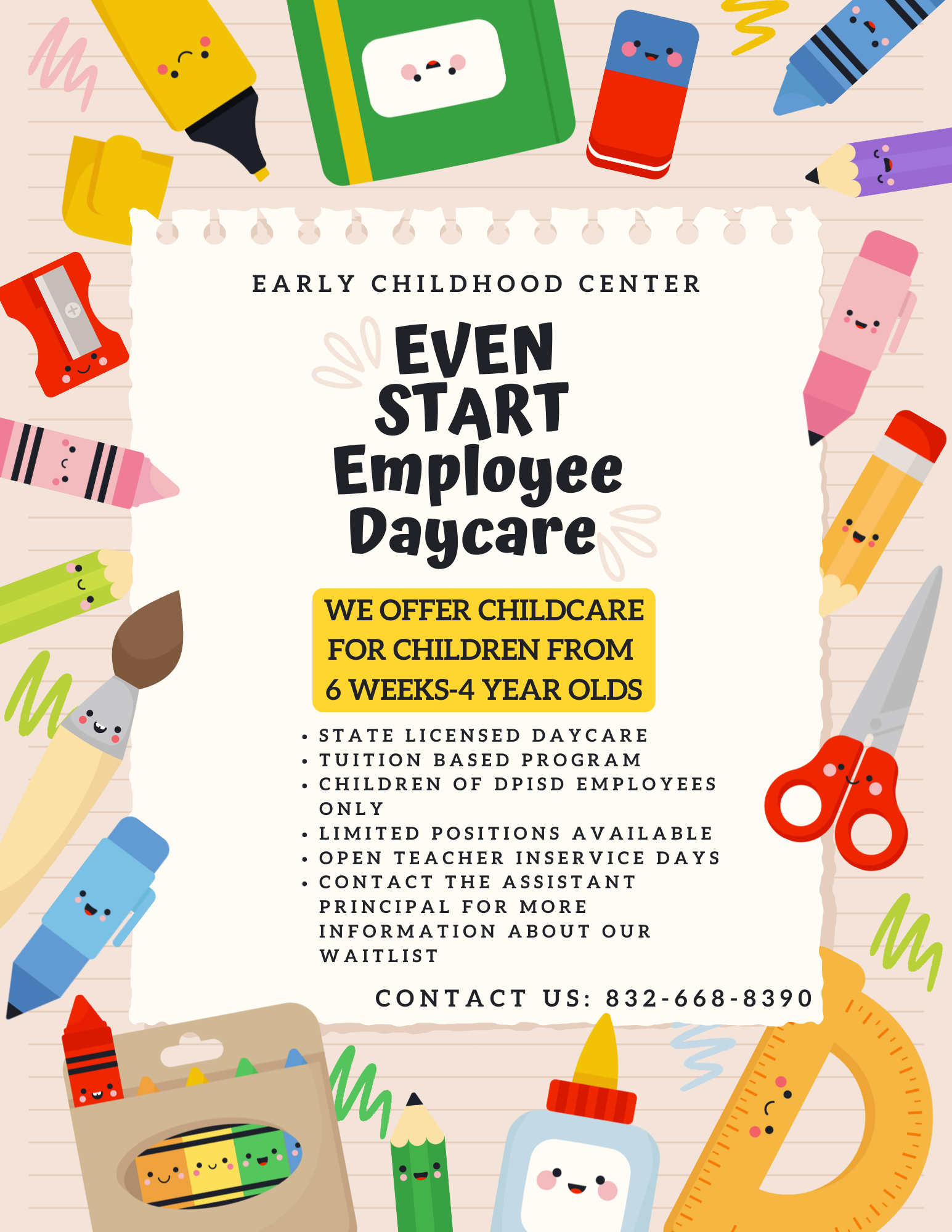 Even Start Information Flyer – Even Start – Early Childhood Center