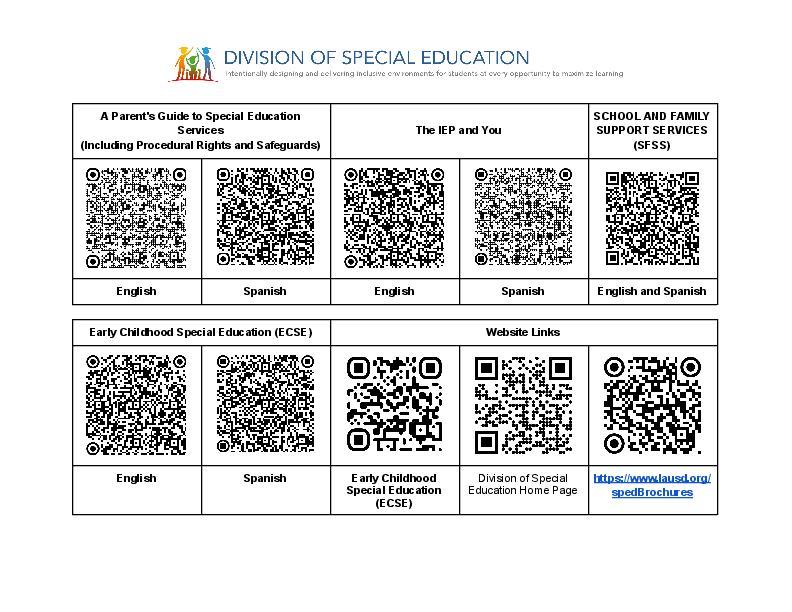 special education codes