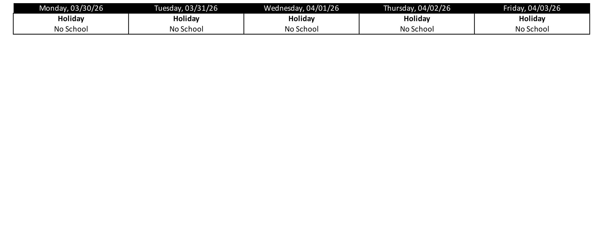 Bell Schedule – ABOUT US – West Adams Preparatory Senior High