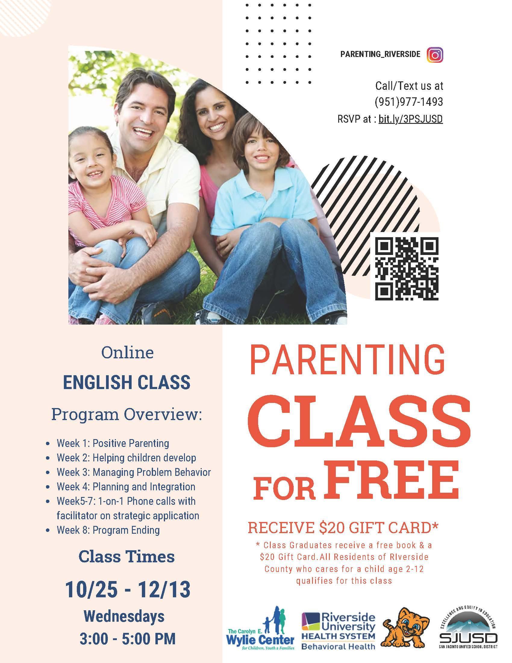 Parenting Classes – Parents – San Jacinto Unified School District