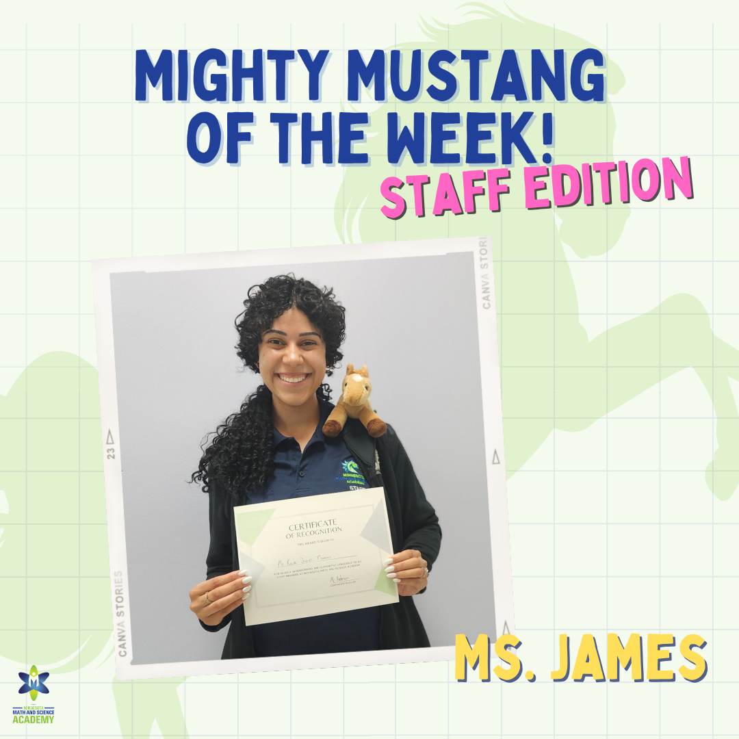 Mighty Mustang of the Week: Staff Edition | Minnesota Math and Science ...