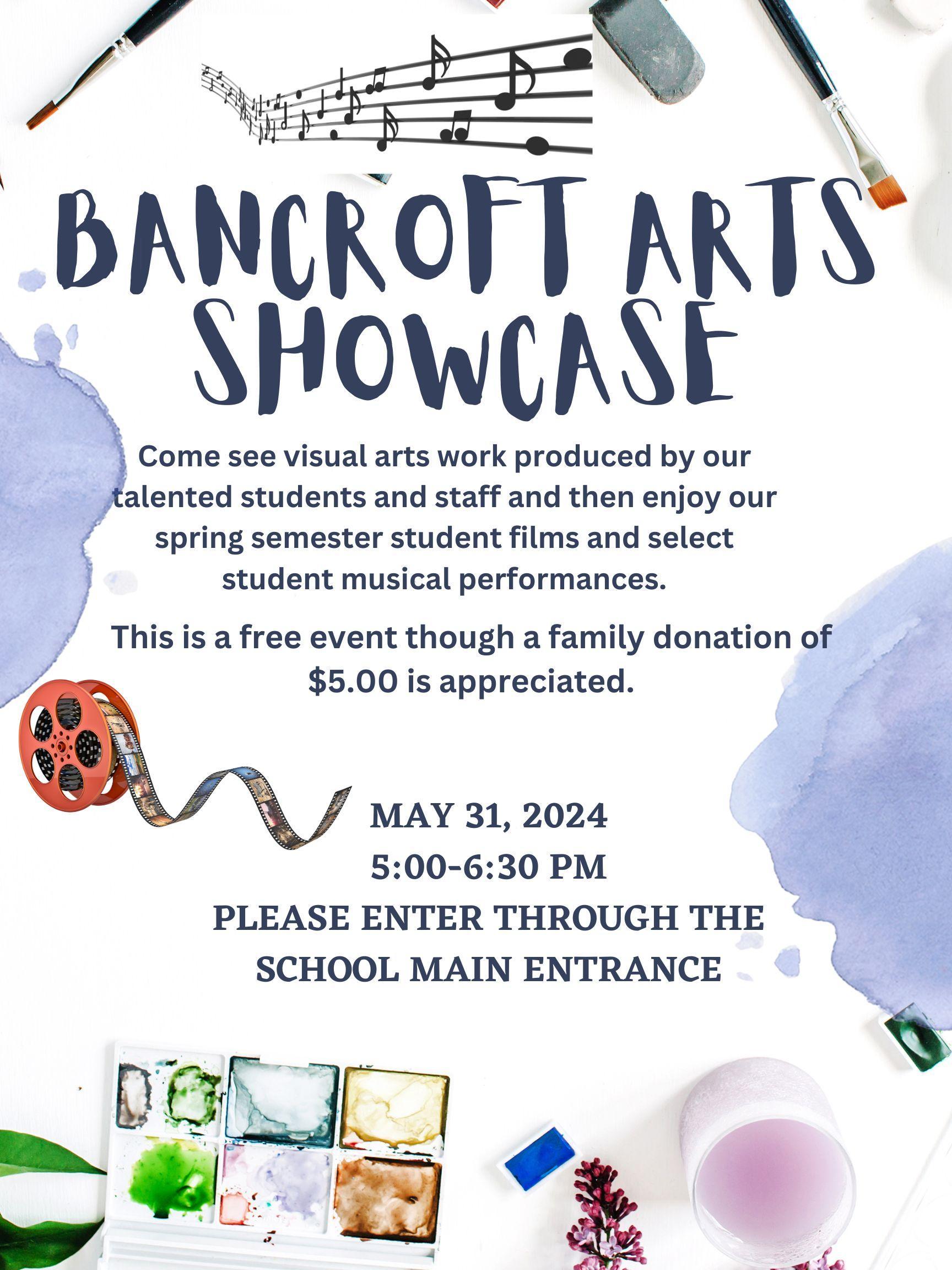Bancroft's Arts Showcase | Bancroft Middle School