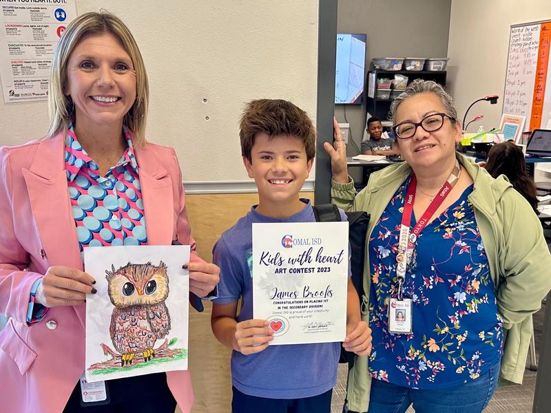 Student Artwork Selected for ‘Kids with heART’ Contest | Comal ...