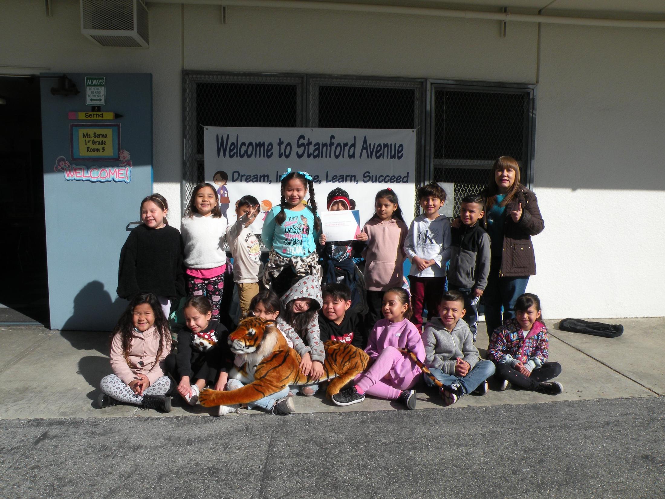 Best Class Attendance – Students – Stanford Avenue Elementary