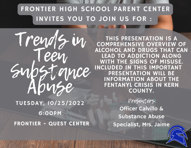 Frontier Parent Center Workshop | Frontier High School