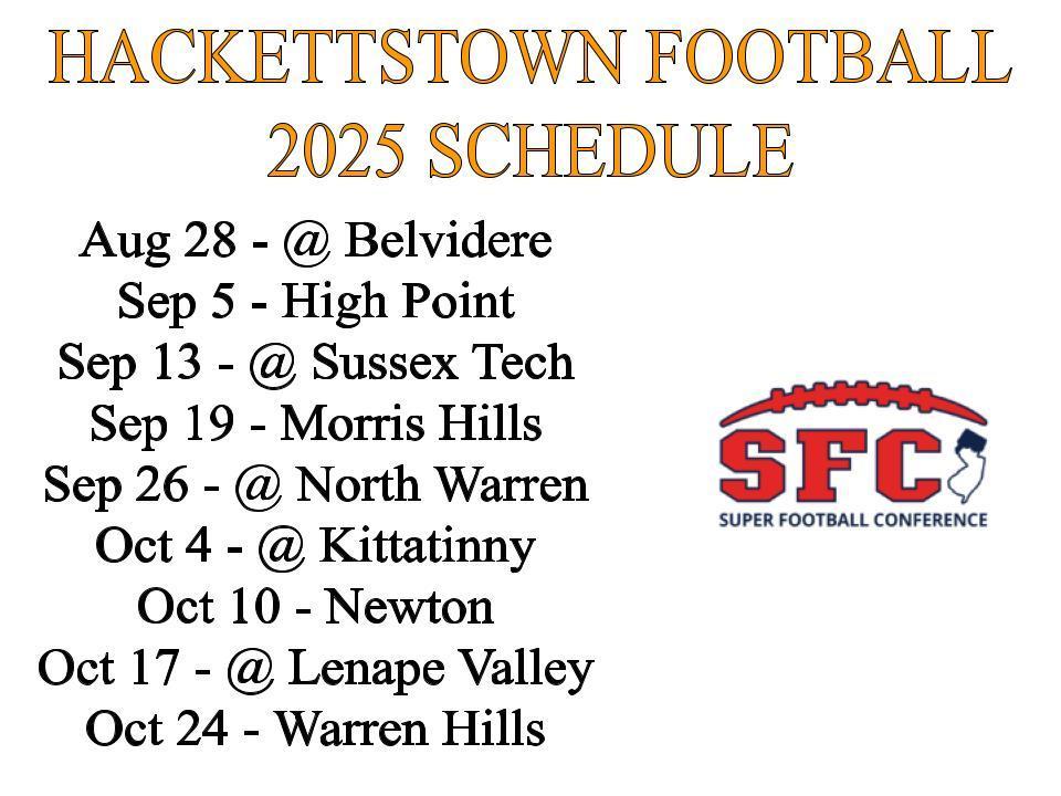 Football - Fall Sports - Hackettstown High School