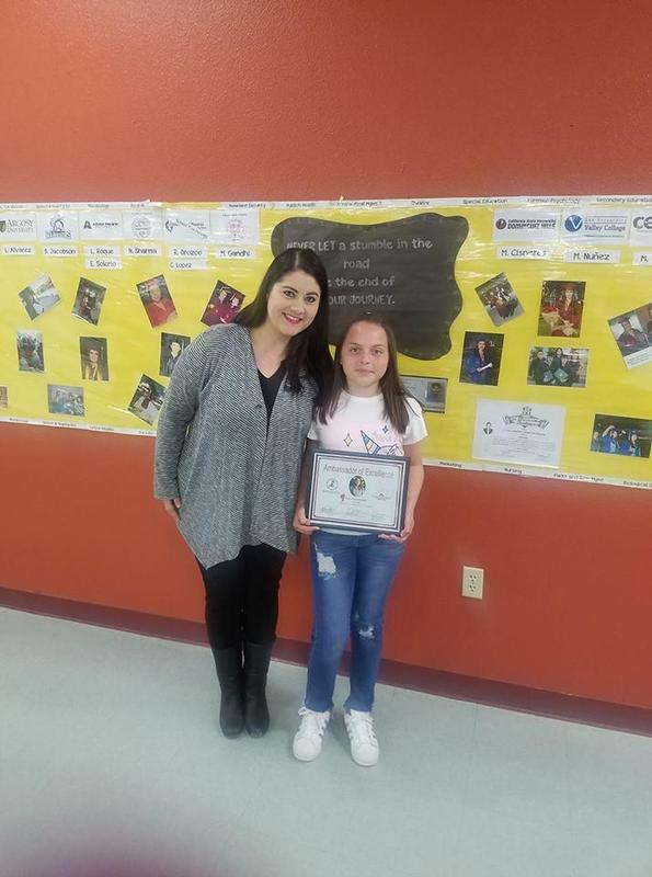 Mar Ambassador of Excellence | Desert View Elementary School