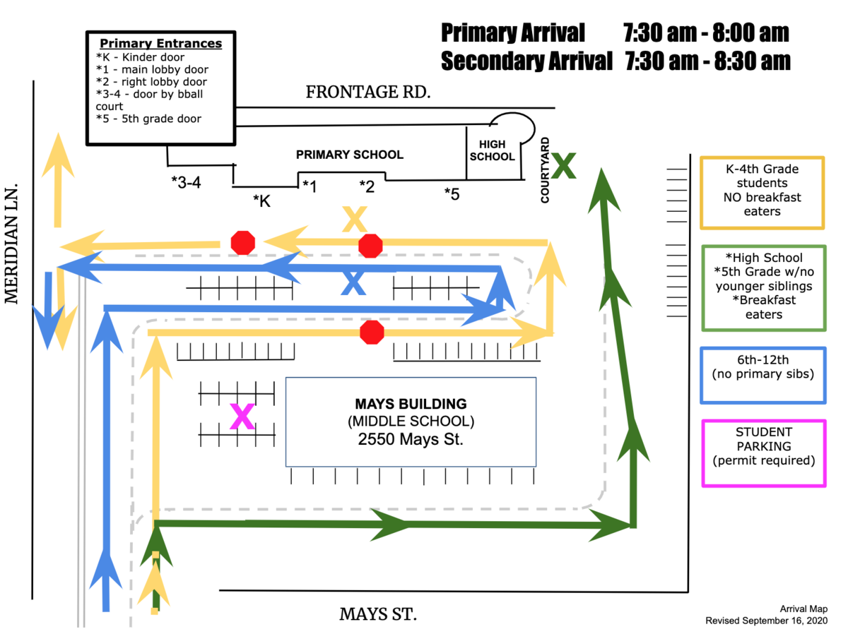 School Calendars and Carline Maps - About Us - Meridian School