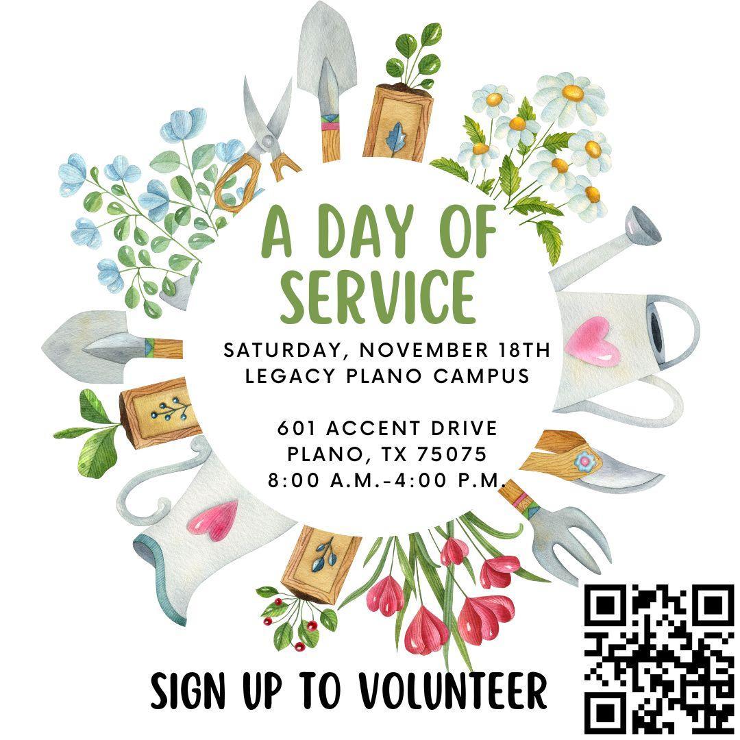 NEED VOLUNTEER - DAY OF SERVICE | Legacy Preparatory Charter Academy