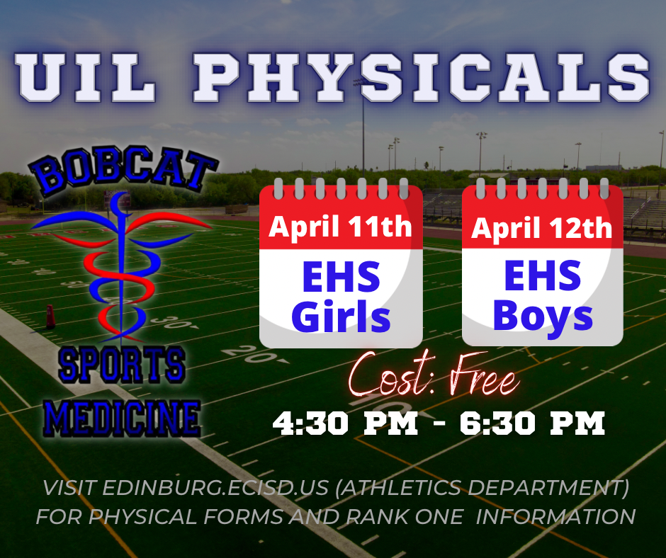 Sports Medicine – Athletics Department – Edinburg High School