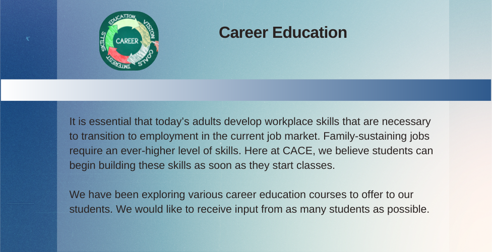 Career Education – Career Advancement – Campbell Adult and Community ...