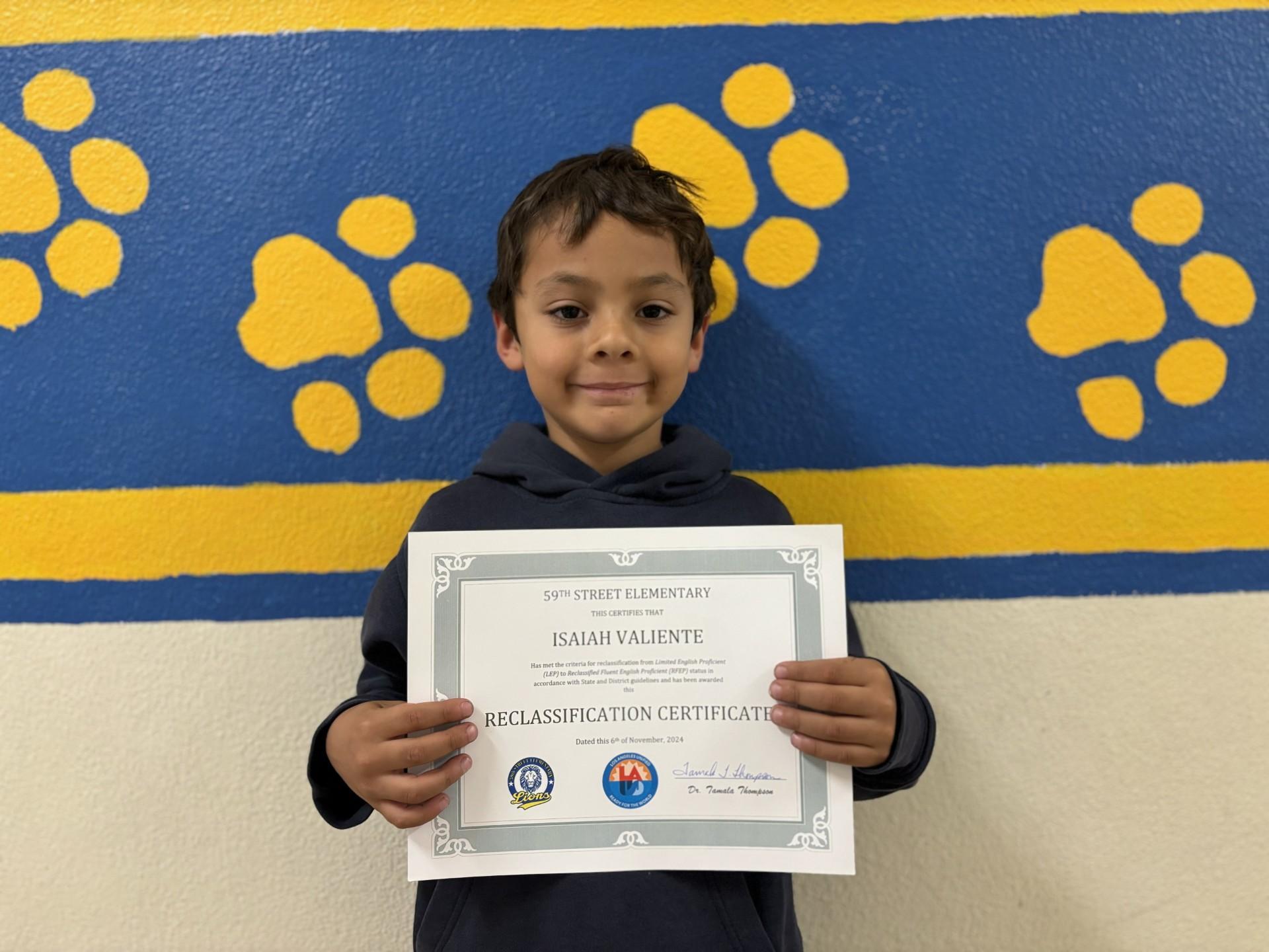 Reclassified Students – Instruction – 59th Street Elementary