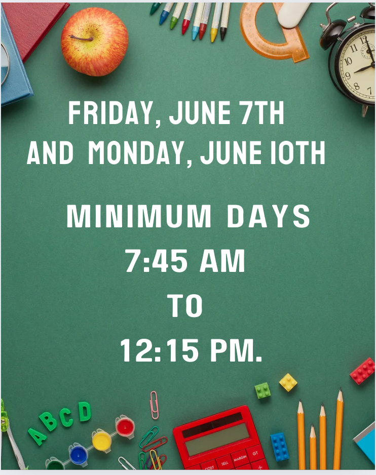 Minimum Days! | Tweedy Elementary