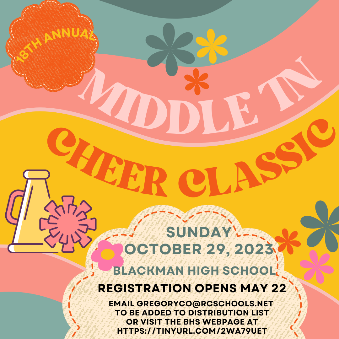 2023 Middle TN Cheer Classic – Cheerleading - Football – Blackman High ...