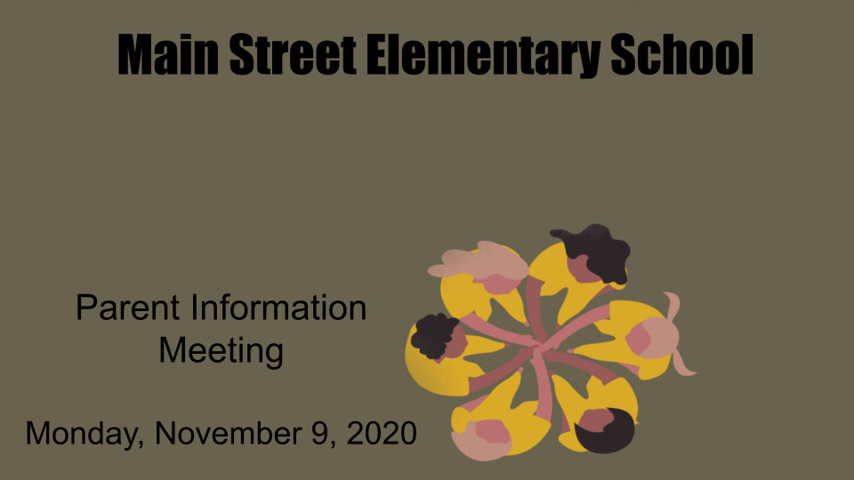 School Site Council – Parents – Main Street Elementary