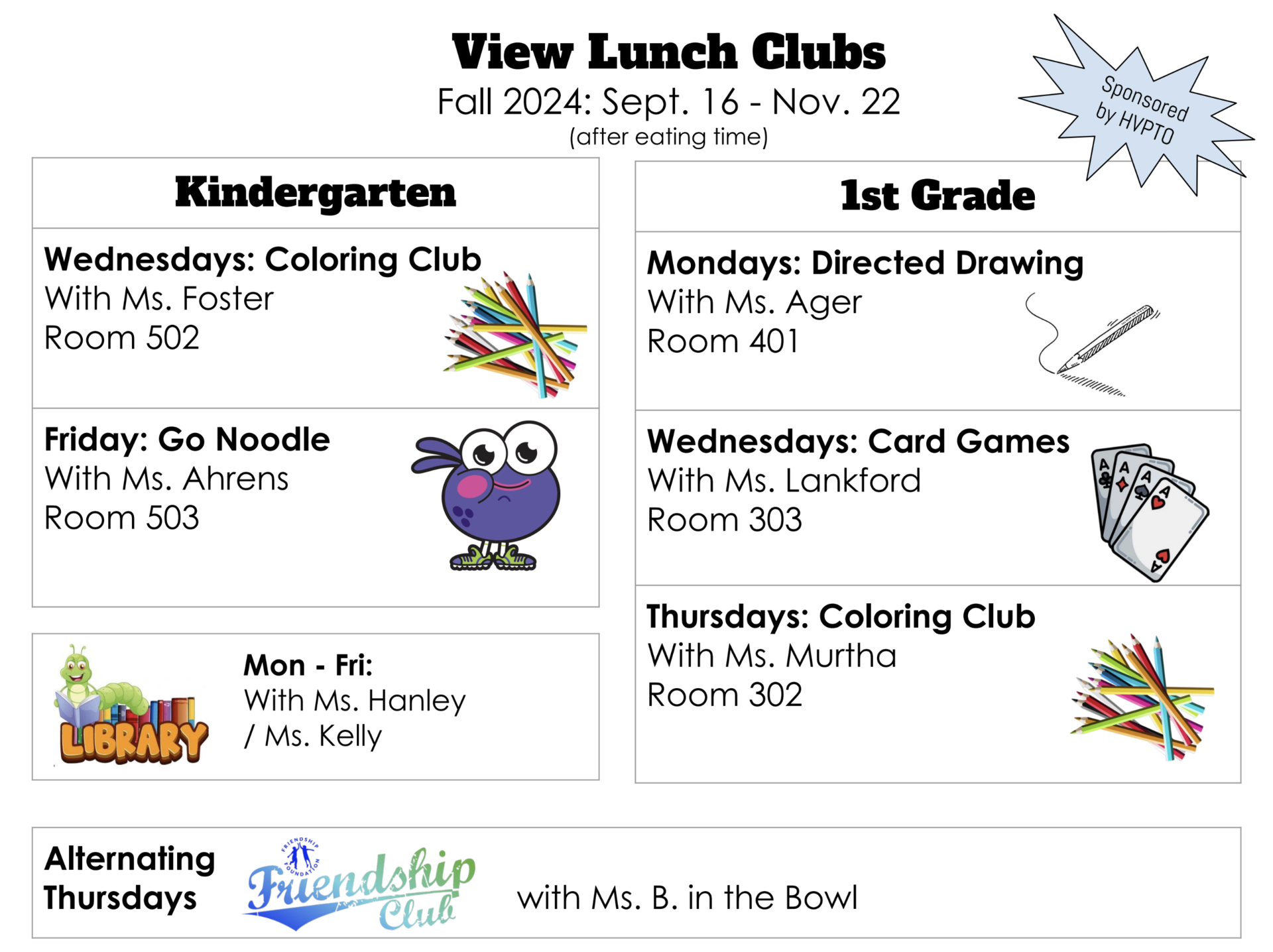 HVS Lunch Clubs (K-8) – HVS Programs – Hermosa Beach City School District
