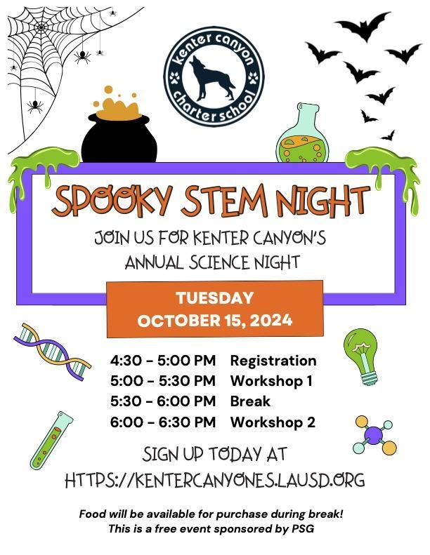 STEM Night – Enrichment Nights – Kenter Canyon Elementary Charter