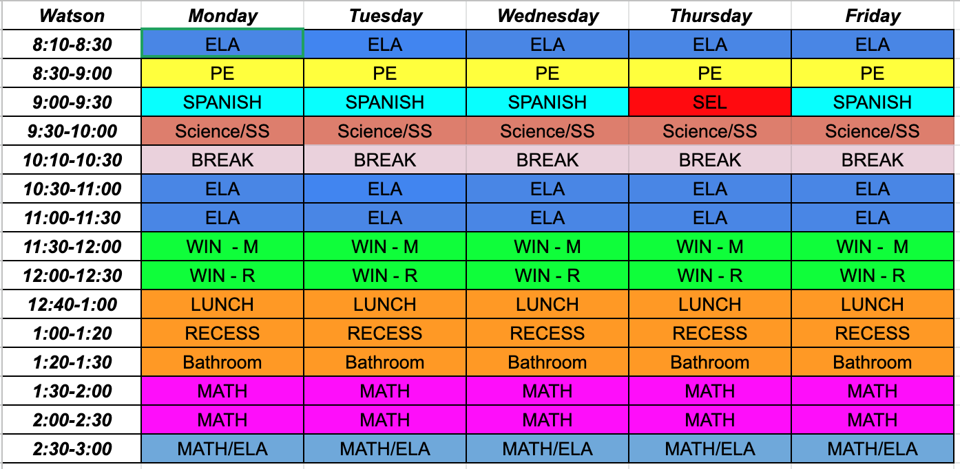 Mrs. Watson's 3rd Grade Class – Lori Watson – Coal City Elementary School