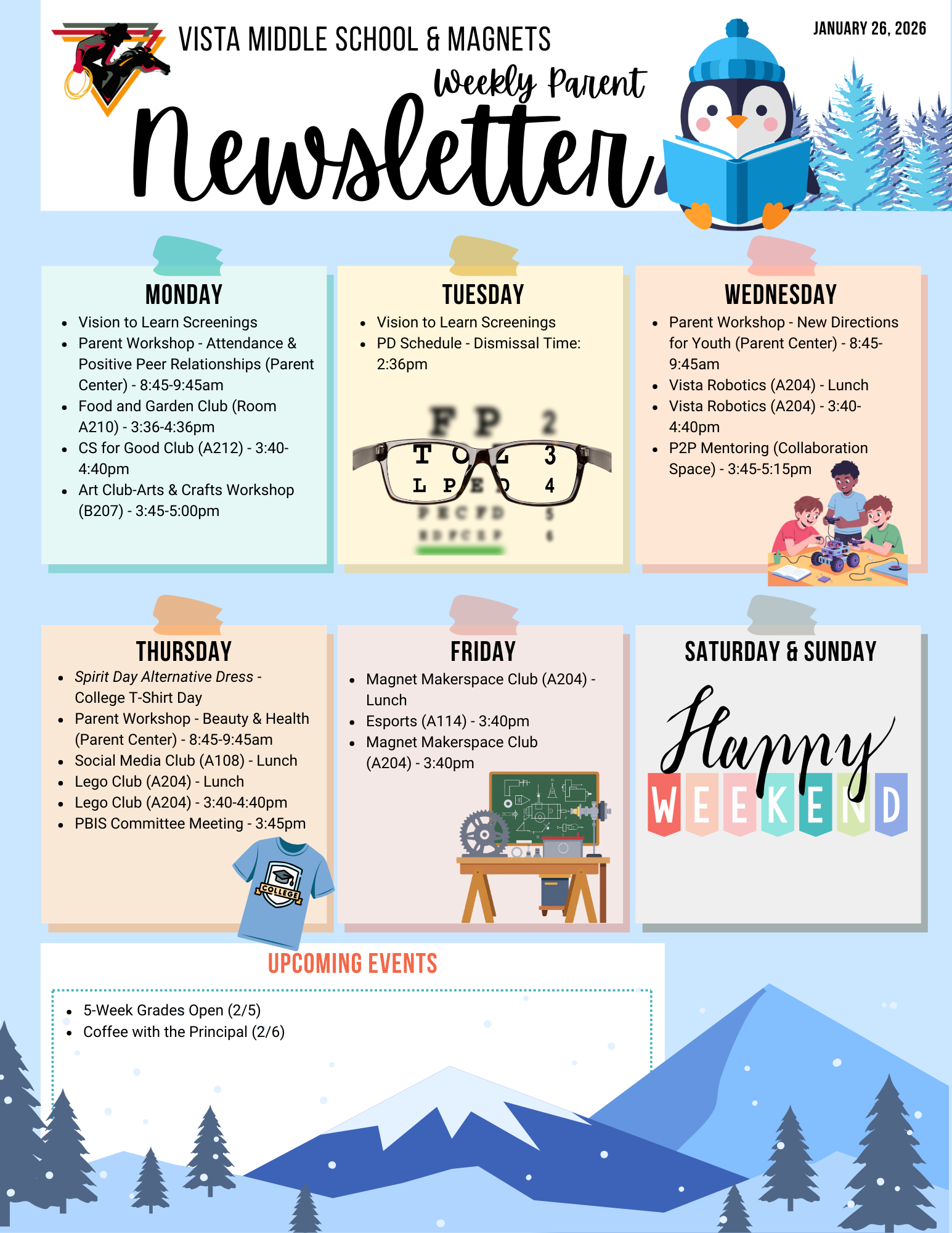 Weekly Parent Newsletter - Boletin Semenal para Padres – Parent ...
