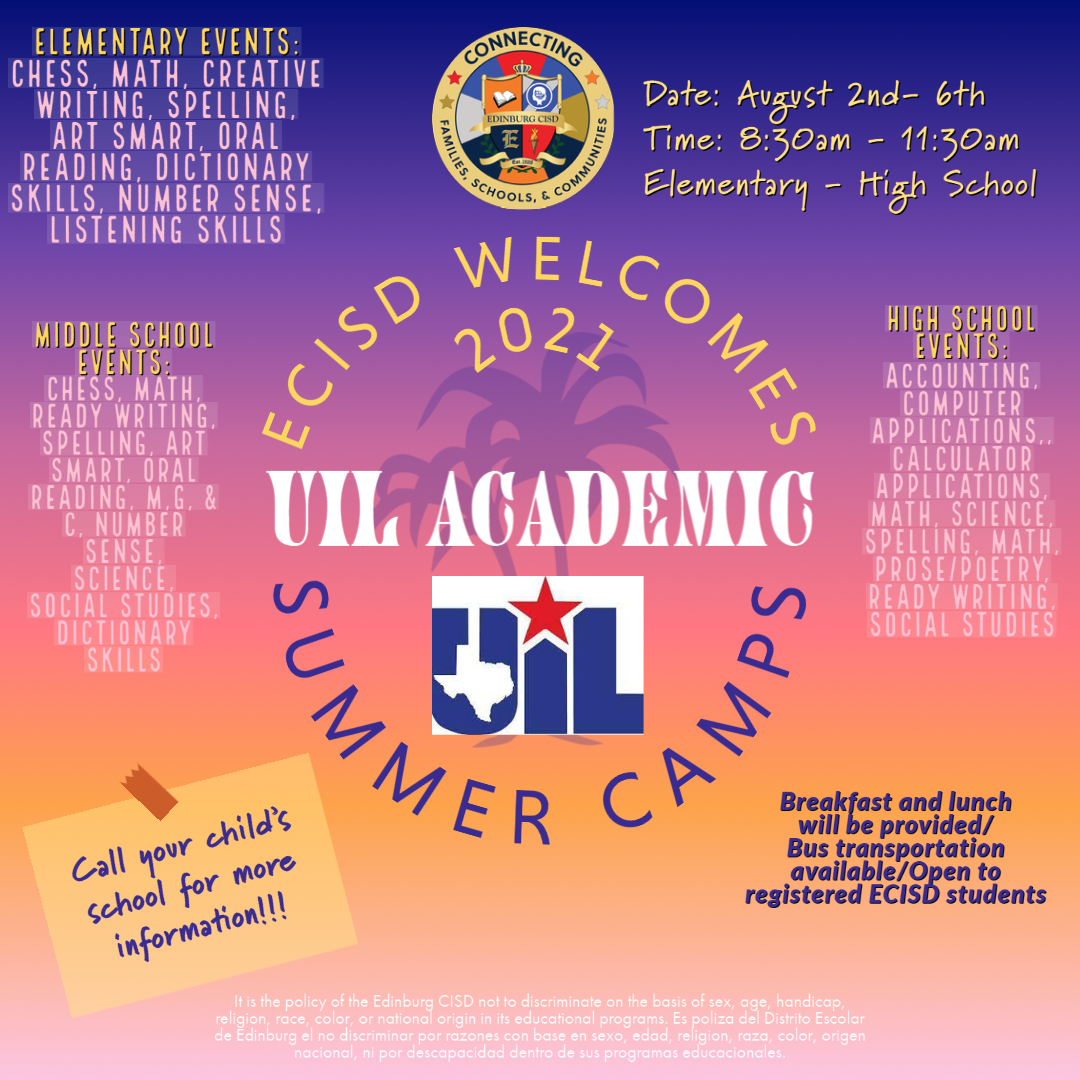 Welcome to the Fine Arts/UIL Academics Department - Fine Arts/UIL ...