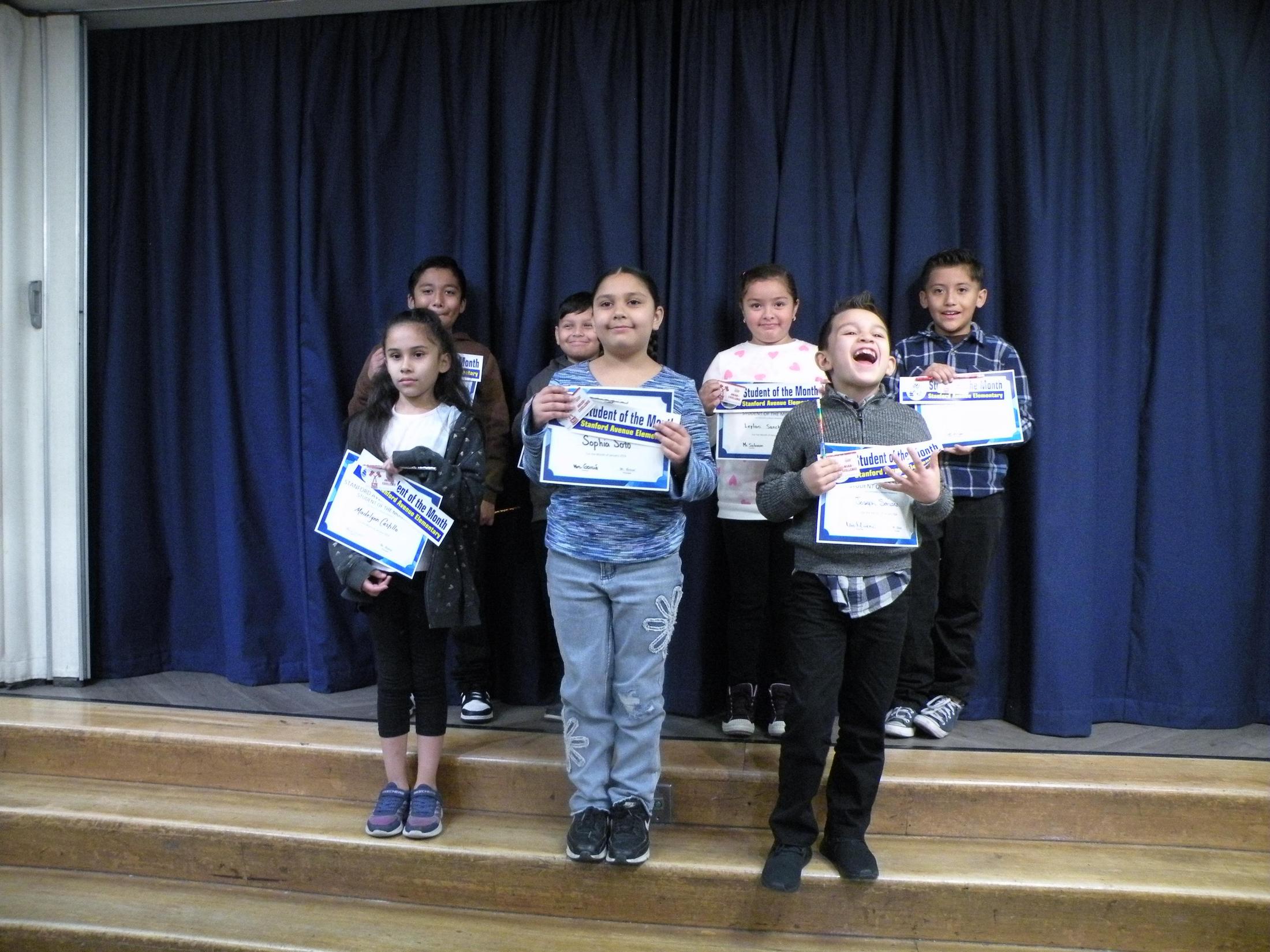 Awards – Students – Stanford Avenue Elementary