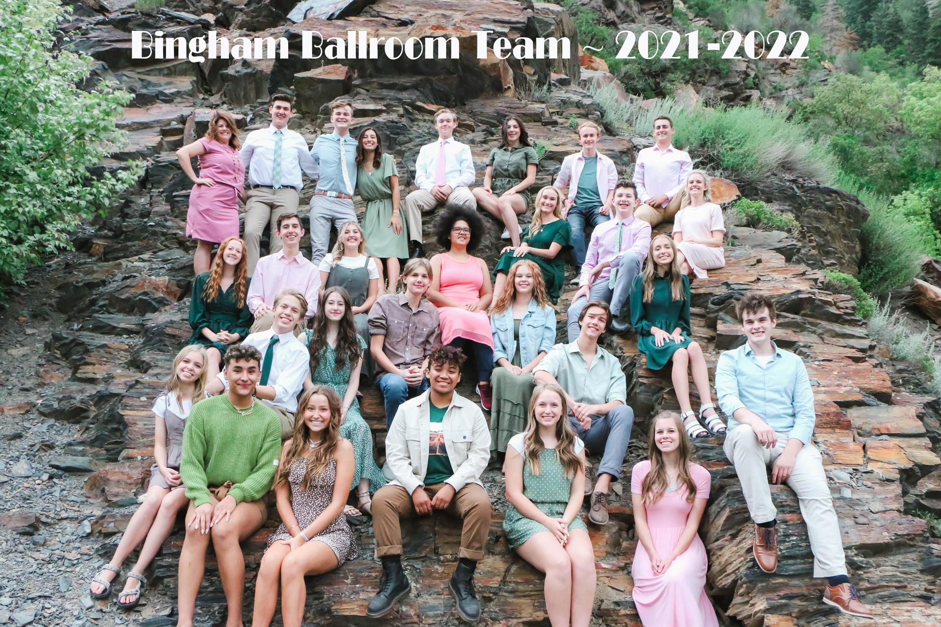 Ballroom Team – Mrs. Gina Terrell – Bingham High School