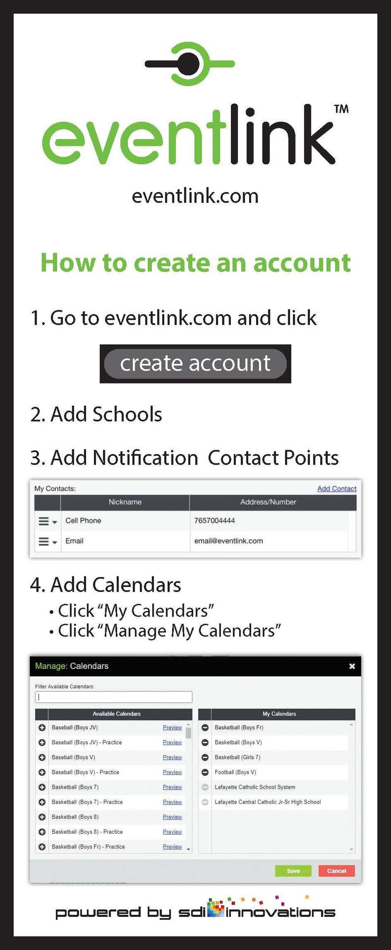 EventLink Guide – WC Athletics – Willowcreek Middle School