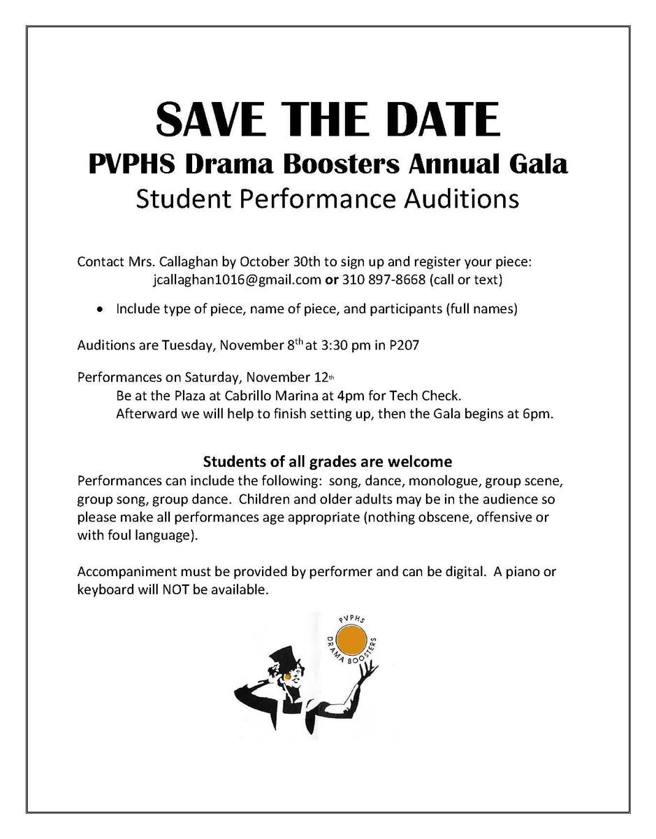 Class Information - Departments / Drama - Palos Verdes Peninsula High ...