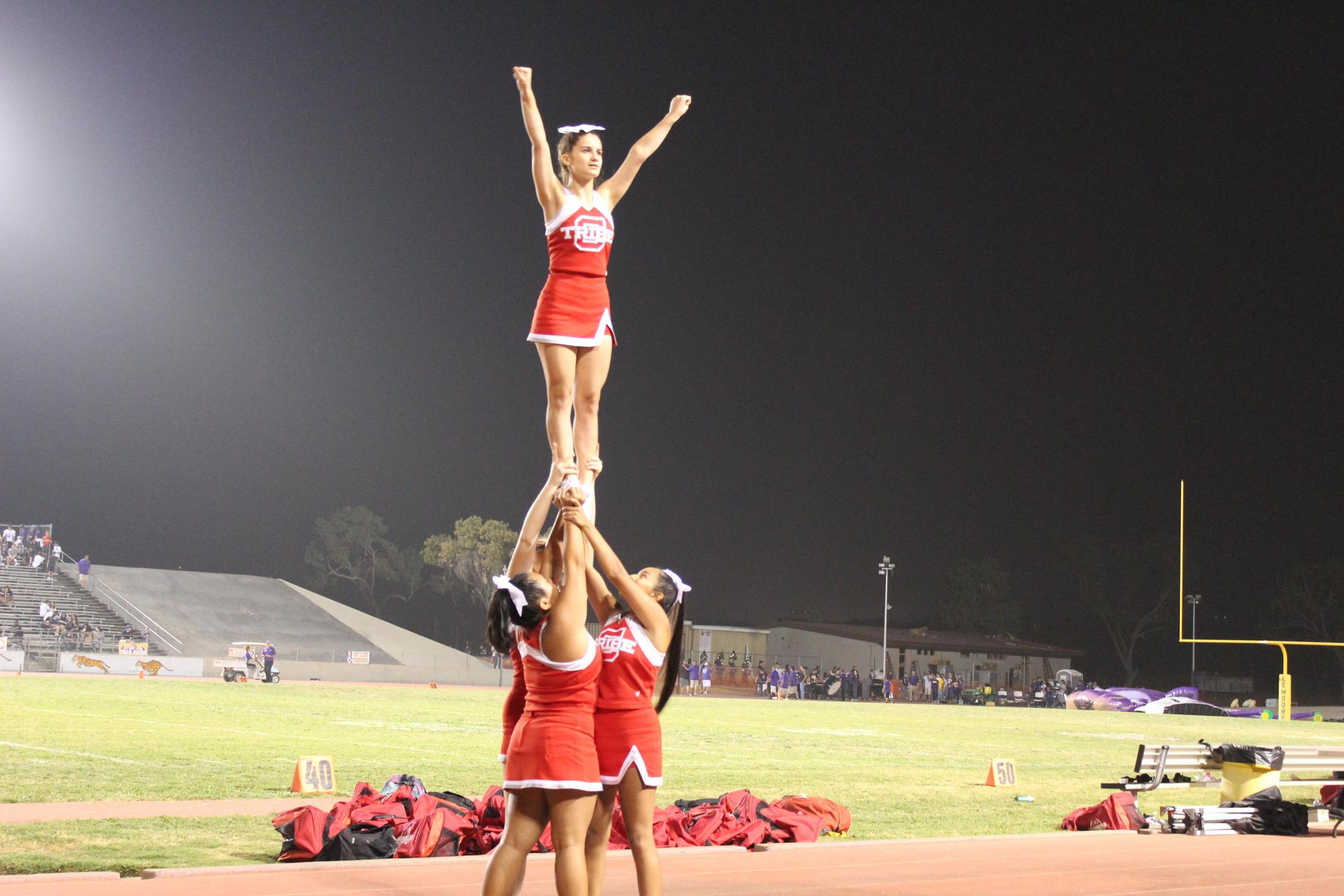 Varsity Cheerleaders at Lemoore, August 24, 2018 – CUHS Videos & Photos ...