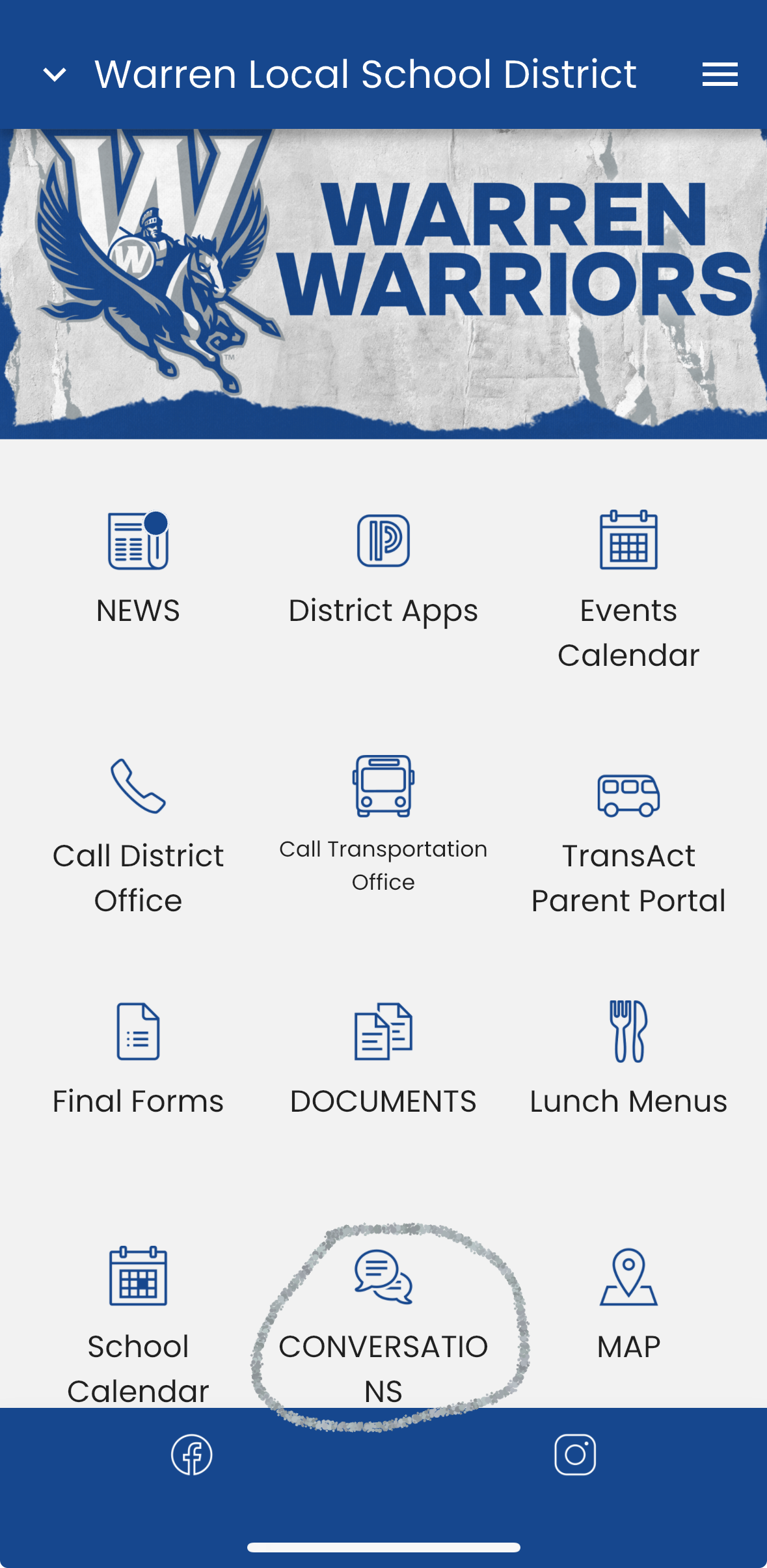 Parents and Students – Warrior App – Warren Local School District