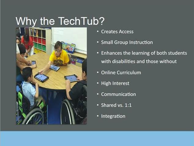 Tech Tubs – Campus Programs – Sophia T Salvin Special Education Center