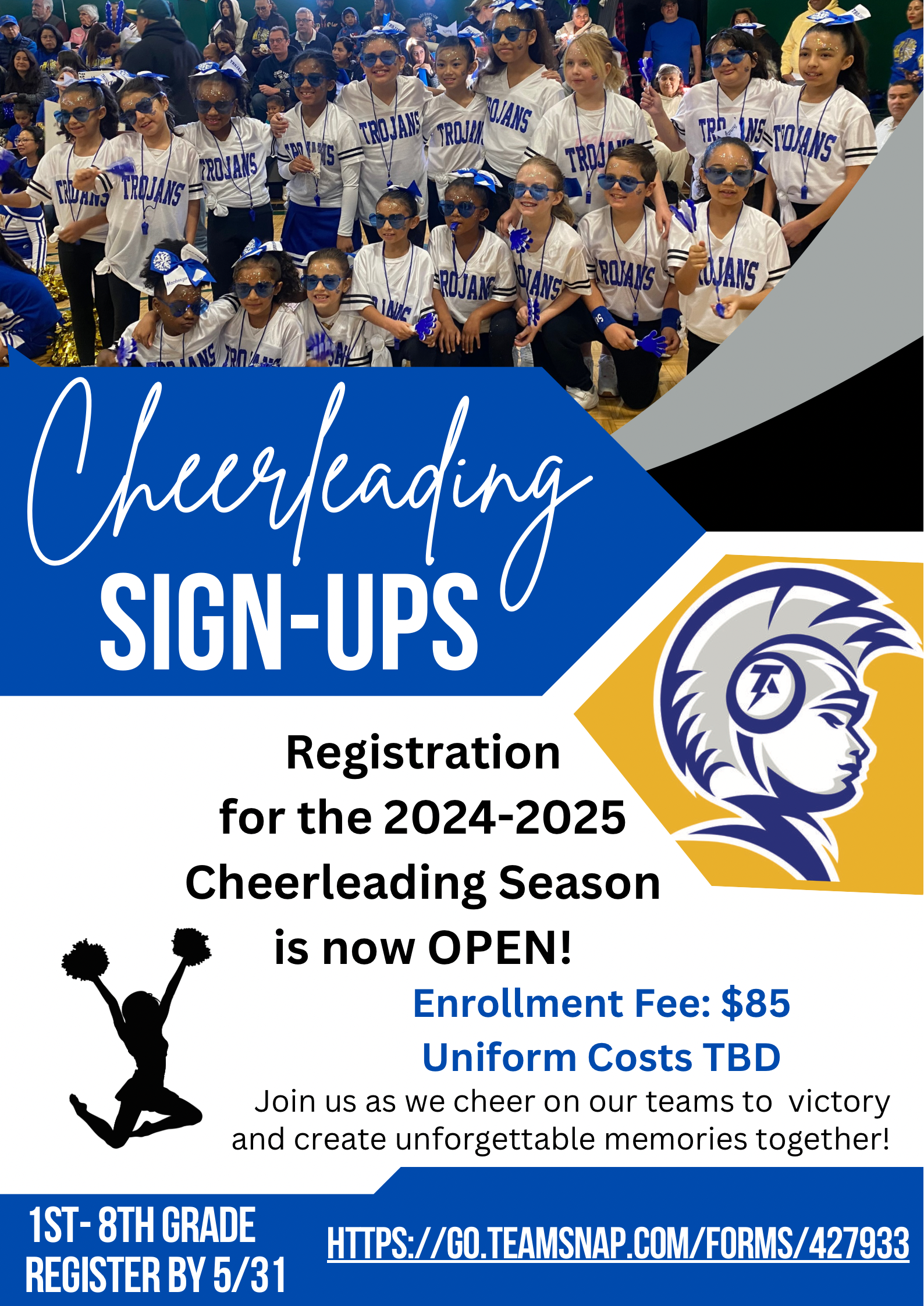 Registration is open for Cheer! | Assumption School