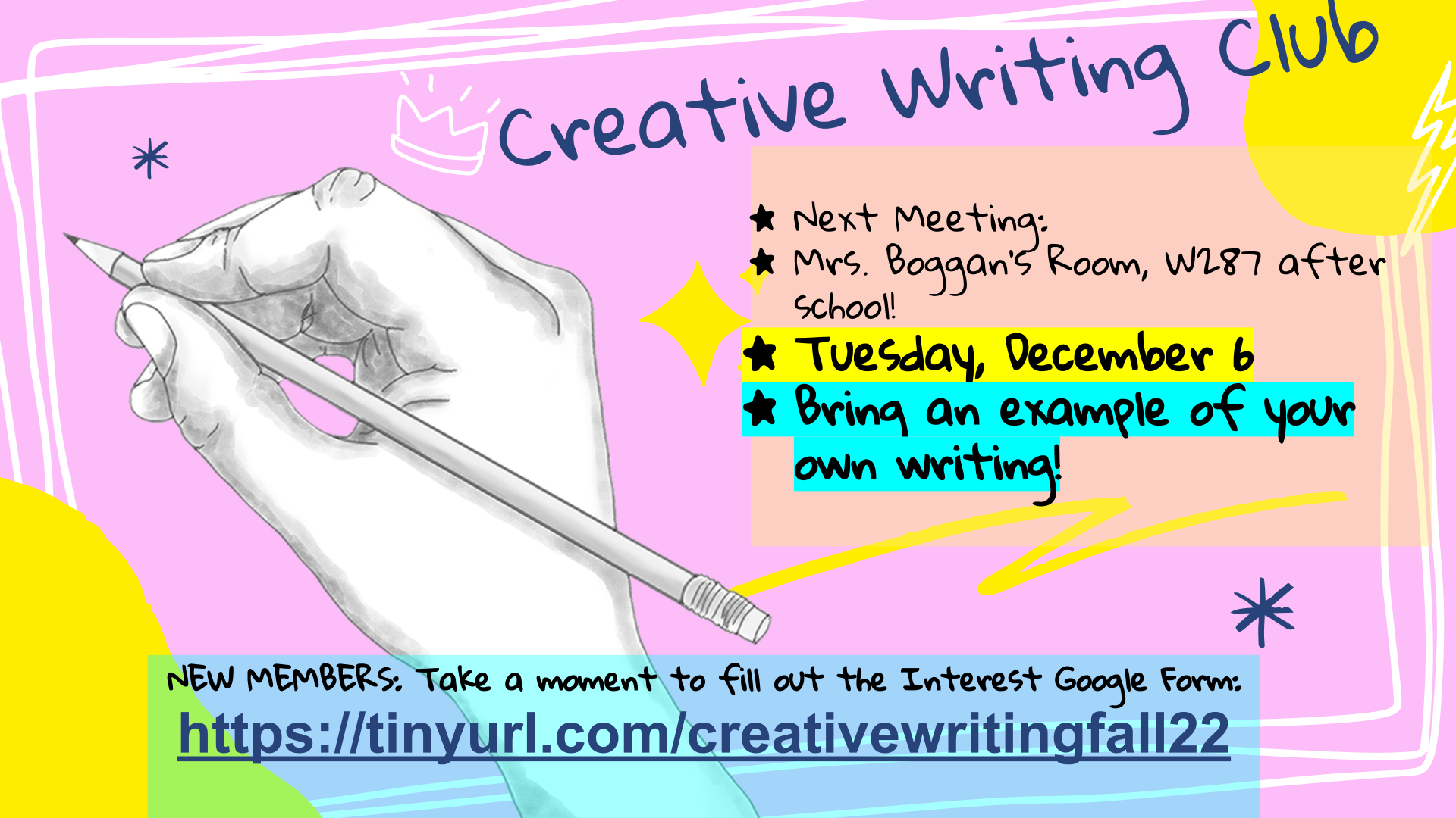 Creative Writing Club Clubs Activities Dobyns Bennett High School