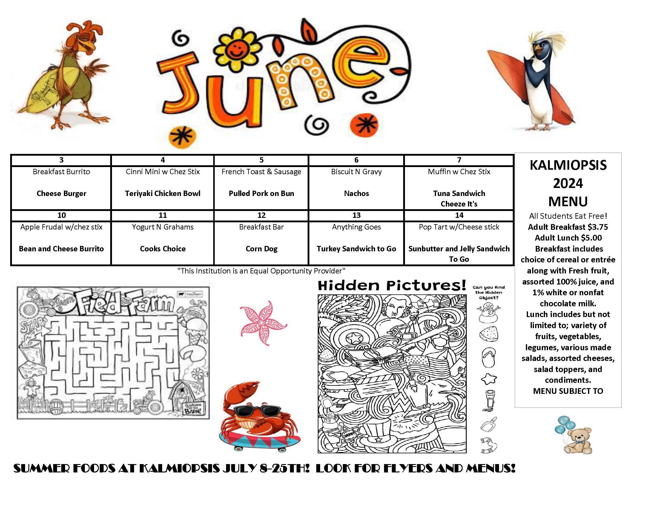 Daily Menus - Parent and Student Resources - Brookings-Harbor School ...