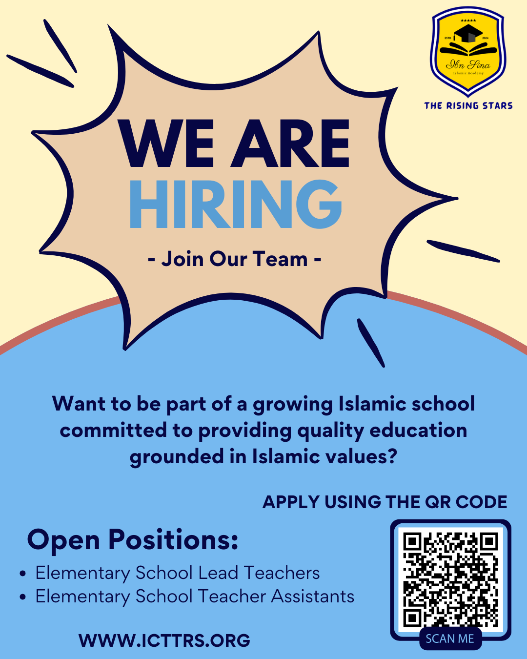 Join Our Team – Join Our Team – Ibn Sina Islamic Academy