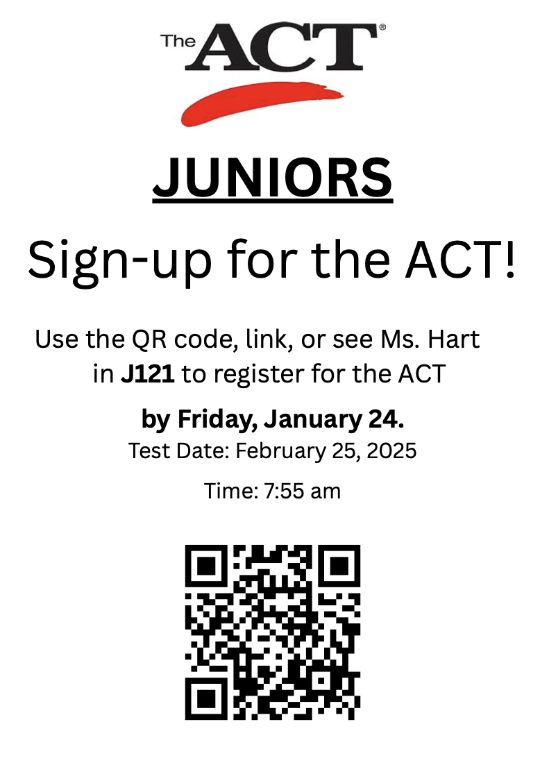 ACT – Exam Types at BHS – H.P. Baldwin High School