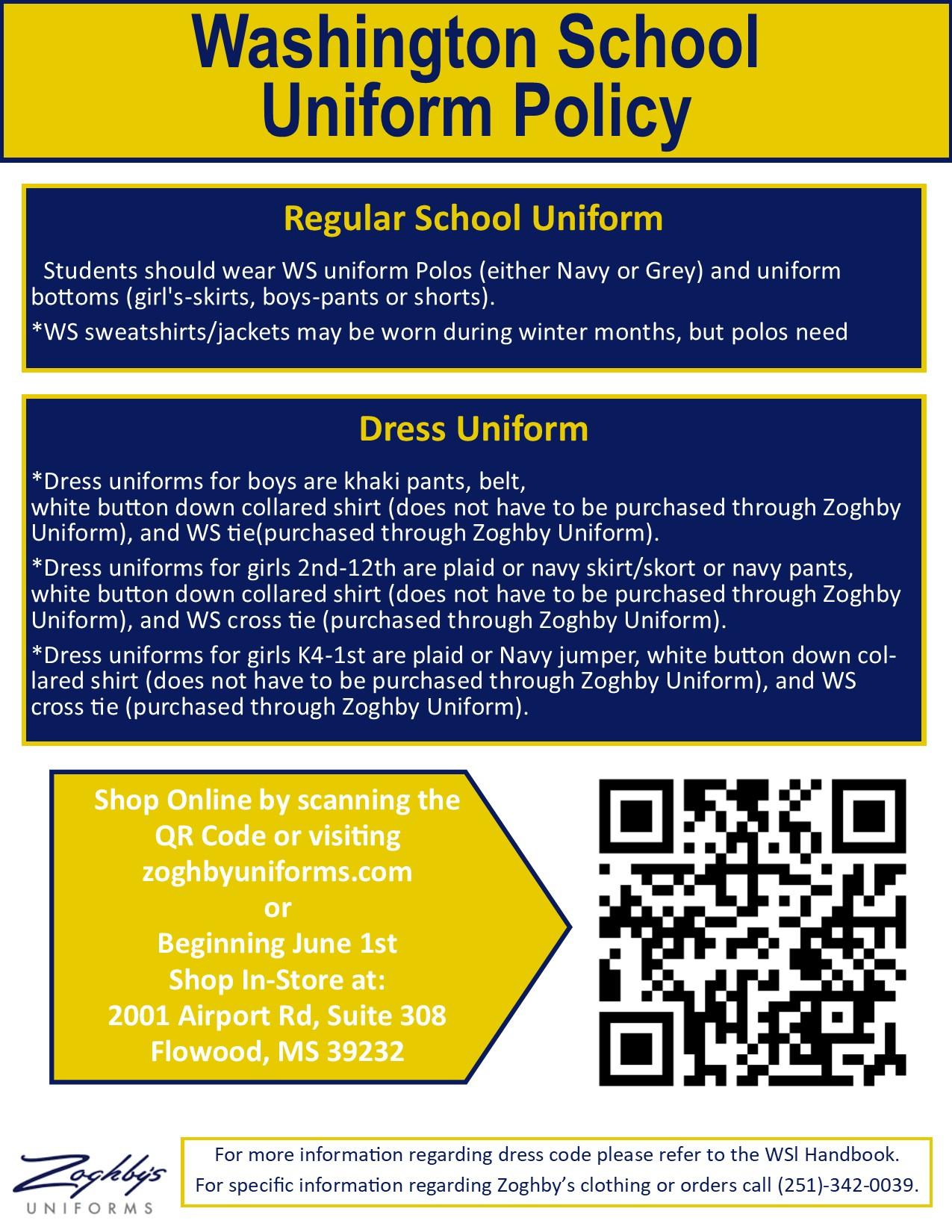 Registration – Admissions – Washington School