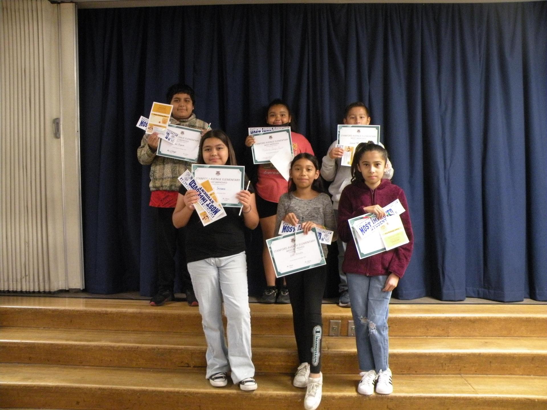 Awards – Students – Stanford Avenue Elementary