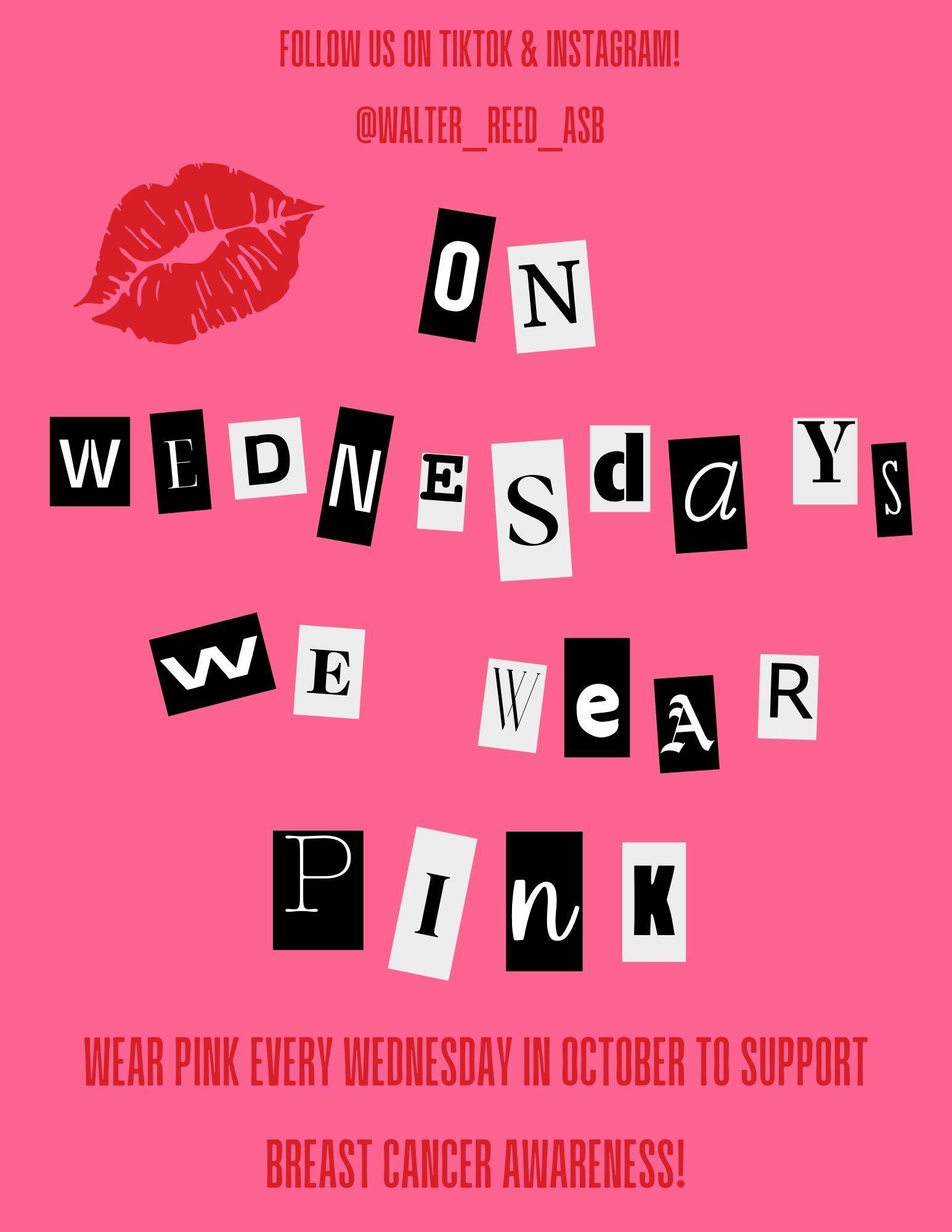 Breast cancer awareness month | Walter Reed Middle School