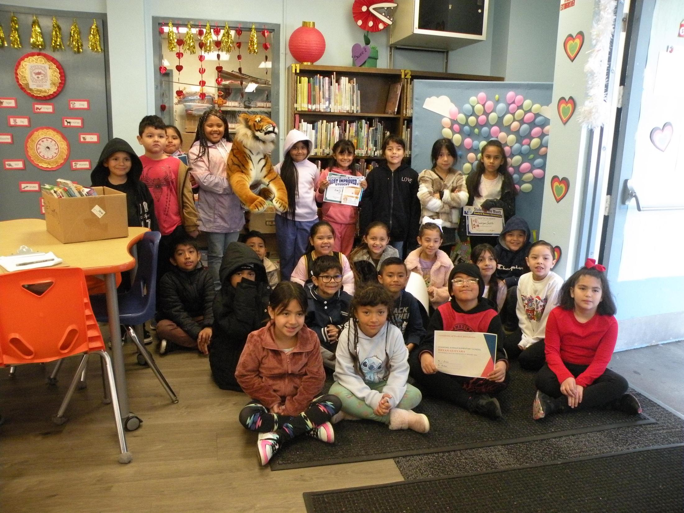 Best Class Attendance – Students – Stanford Avenue Elementary