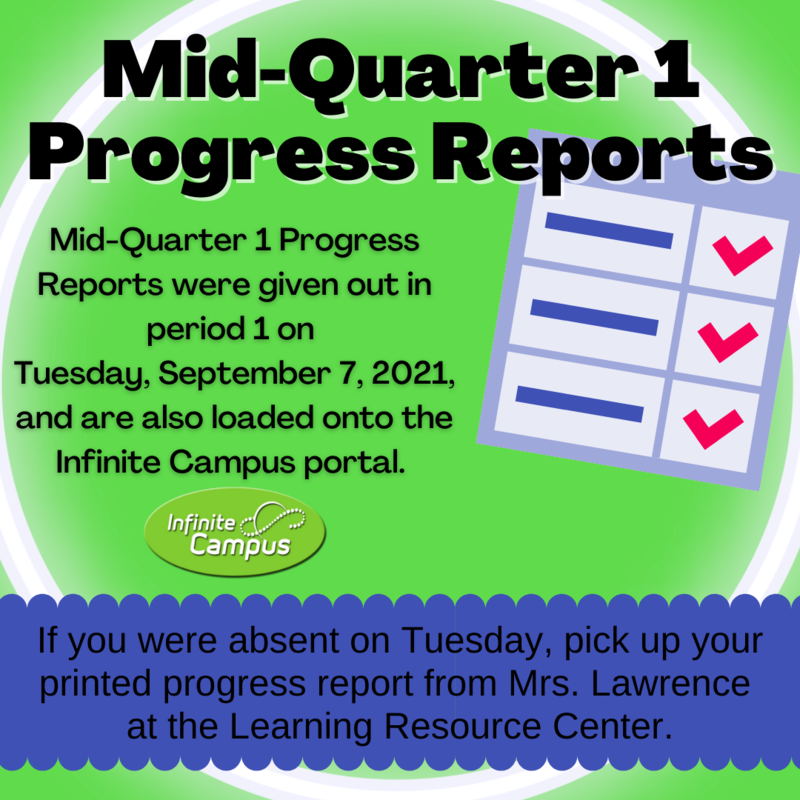 Mid-Quarter 1 Progress Reports | Hilo High School