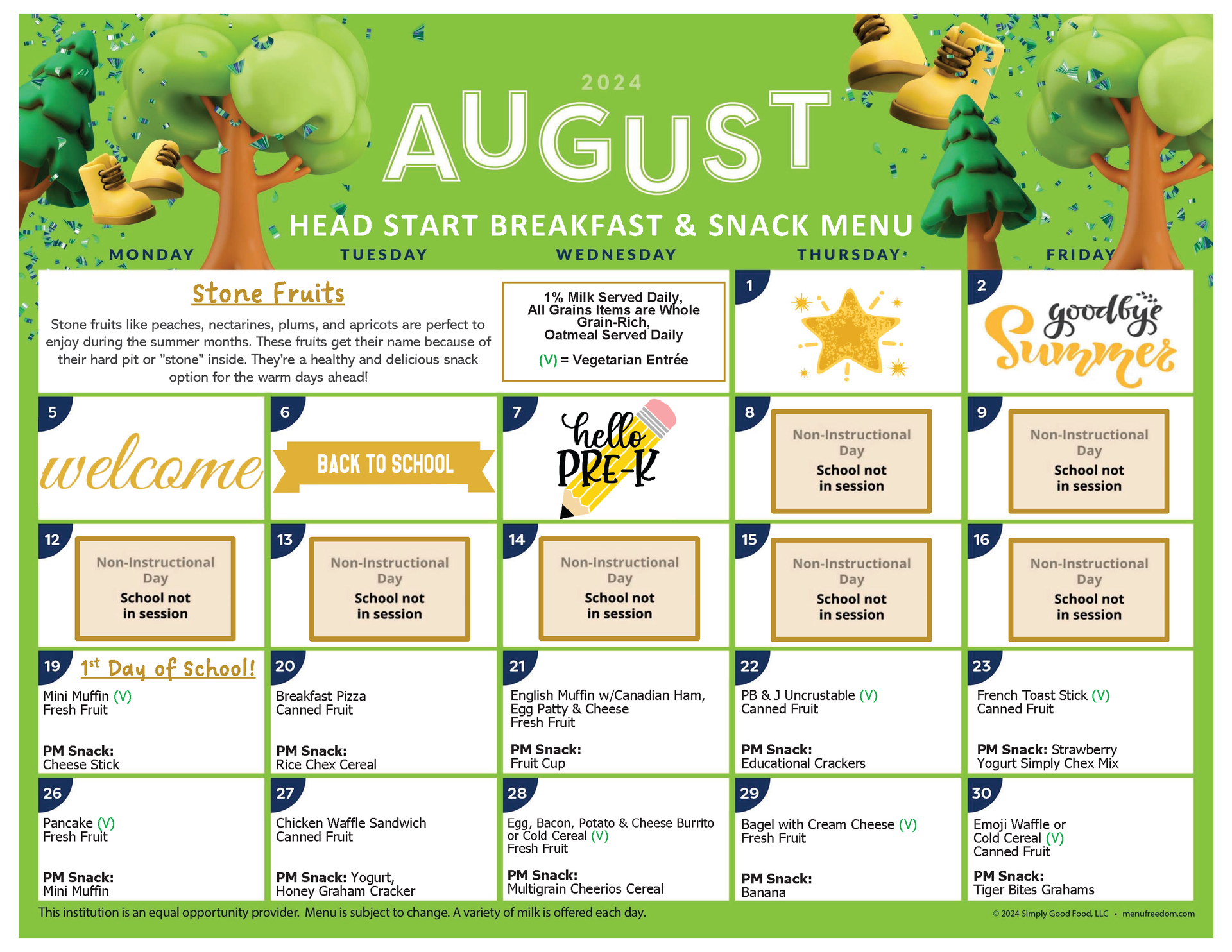 Menus – Nutrition Services – Montebello Unified School District