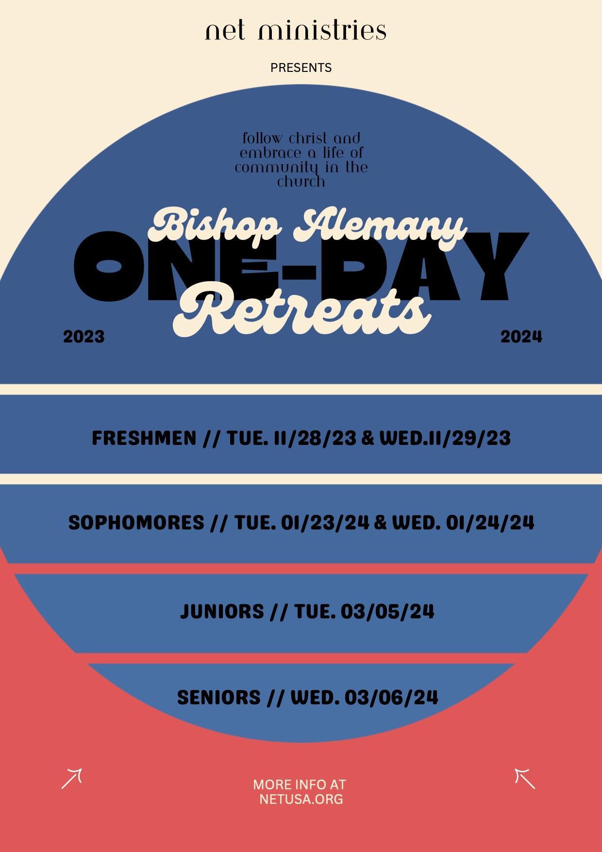 Student Retreats – Campus Ministry – Bishop Alemany High School