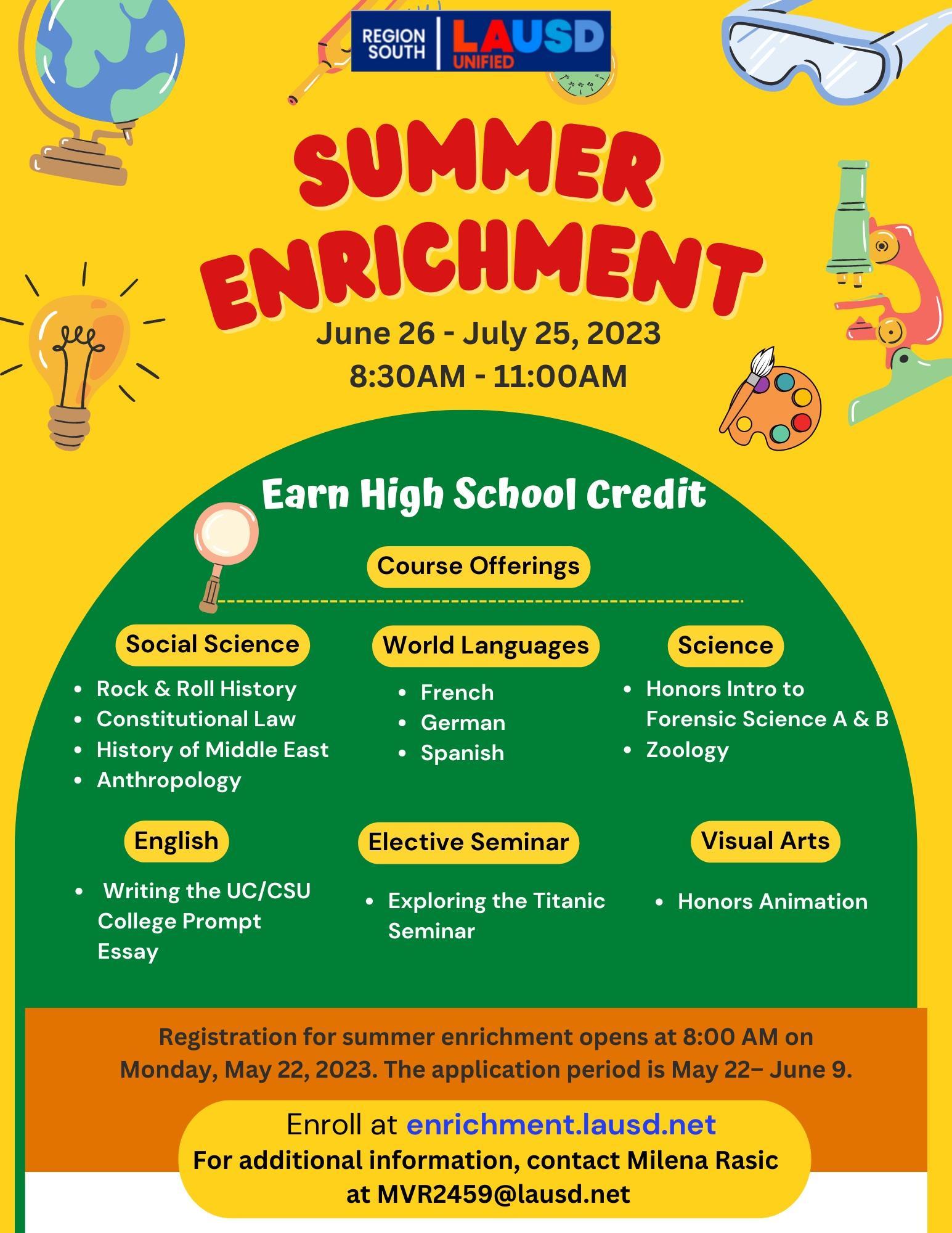 Summer Enrichment | Nobel Charter Middle School & STEAM Magnet Center